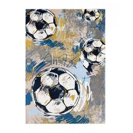 Modell FootBalls Teppich mehrfarbig Polyesterteppich - 100x200cm - Wellhome