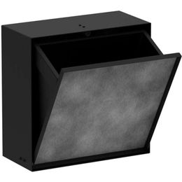 XtraStoris Rock - Unterputz-Abfallbehälter 6 l, schwarz matt 56090670 - Hansgrohe