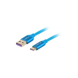 Lanberg - CA-USBO-21CU-0010-BL USB-Kabel 1 m usb 2.0 usb a usb c Blau