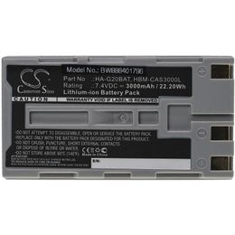 Akku kompatibel mit Casio DT-X30, DT-X30G, DT-X30GR-30C, IT-9000 Barcodescanner pos (3000mAh, 7,4V, Li-Ion) - vhbw