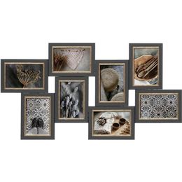 Atmosphera - Bilderrahmen aus Holz rafael, für 8 Fotos, 70 x 37 cm