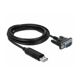 Delock Delock Adapter USB 2.0 Typ-A zu 1 x Seriell RS-485 DB9 mit 15 kV ESD Schutz (66283)
