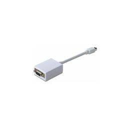 Digitus - assmann Mini DisplayPort Grafik Adapter, mDP zu vga, qxga 60Hz, 2048x1536 Pixel, Weiß