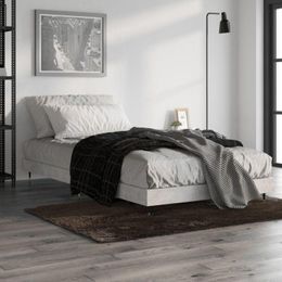 MAISONCHIC - Bettgestell - Schlafzimmerbett - Doppelbett Betongrau 100x200 cm Holzwerkstoff XTJTE307397