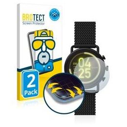 2x BROTECT Flex Matte Full-Cover Displayschutzfolie für Skagen Smartwatch Falster 3