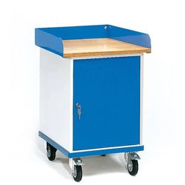 Fetra Fetra 2445 Tisch- und Schrankwagen Stahl pulverbeschichtet Traglast (max.): 150 kg Brillantblau (RAL 5007)