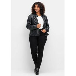 sheego Stretch-Jeans Große Größen Skinny mit Bodyforming-Effekt, schwarz