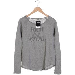 Rich & Royal Rich & Royal Damen Pullover, grau, Gr. 38