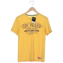Esprit Herren T-Shirt, gelb, Gr. 46