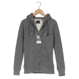 Superdry Damen Kapuzenpullover, grau, Gr. 36