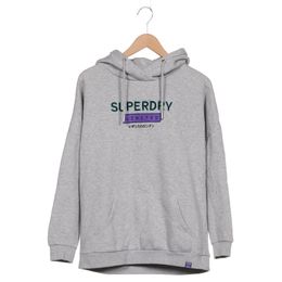 Superdry Damen Kapuzenpullover, grau, Gr. 38