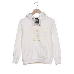 Superdry Damen Kapuzenpullover, cremeweiß