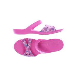 Crocs Damen Sandale, pink, Gr. 7