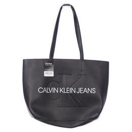 Calvin Klein Jeans Damen Handtasche, schwarz