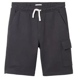 Tom Tailor Jungen Cargo Sweat Shorts, grau, Uni, Gr. 152