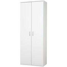 Mehrzweckschrank Procontour "2 Türen" Schränke Gr. B/H/T: 64 cm x 167 cm x 34 cm, 2 St., weiß Textil-Kleiderschränke