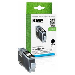 KMP H108 schwarz Tintenpatrone ersetzt HP 364 (CB316EE) Tintenpatrone