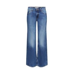 EDC by Esprit 7/8-Hose Ausgestellte Retro-Jeans mit mittelhohem Bund