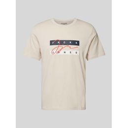 Jack & Jones T-Shirt mit Label-Print Modell 'JOSHUA'