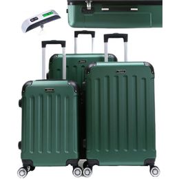KESSMANN Kofferset 3 teilig Hartschalenkofferset M L XL Koffer + Digitale Kofferwaage