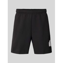 adidas Sportswear Regular Fit Sweatshorts mit Label-Detail