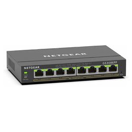 Netgear Switch GS308EPP (GS308EPP-100PES) (GS308EPP100PES) Netzwerk-Switch