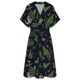DEDICATED - Women's Dress Kallvik Secret Garden - Kleid Gr XS schwarz