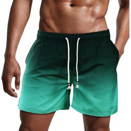 FIDDY Shorts Schnell trocknende Badeshorts mit Netzfutter für Herren