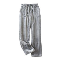 ZWY Loungepants Plüschhose Damen Herren Fleece Plüsch Dicke Pyjamahose (1-tlg)