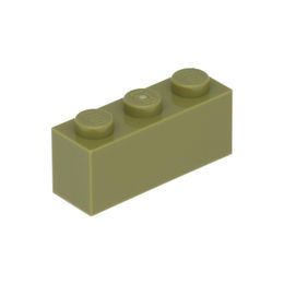 Lego® Spielbausteine brick 1x3 olive green