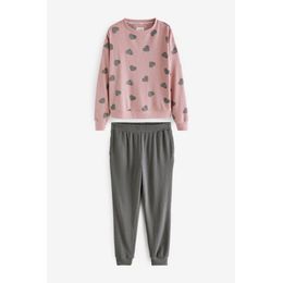 next Pyjama Langarm-Schlafanzug mit Waffelstruktur (2 tlg)
