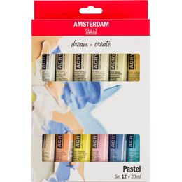 Talens Acrylfarbe AMSTERDAM Acrylfarben-Set Pastell