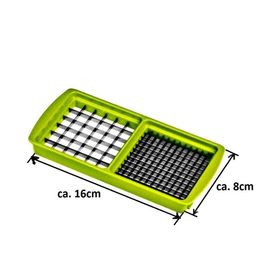 Genius Gemüseschneider Genius Ersatzteil Messereinsatz 6x6mm + 12x12mm Nicer Dicer plus grün