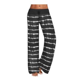 ZWY Loungepants Loose tie-dye printed yoga wide-leg track pants