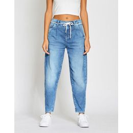 Gang Jogg Pants 94Silvia Jogger weicher Sweat Denim, blau