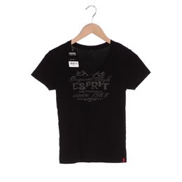 Esprit Damen T-Shirt, schwarz, Gr. 32