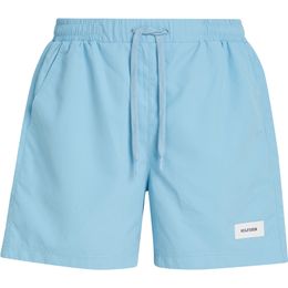 Tommy Hilfiger Badehose, Eingrifftaschen, Label, für Herren, blau, M