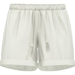 Tom Tailor Schlafanzug-Shorts, Gummibund, Tunnelzug, für Damen, weiß, 38