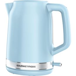 gourmetmaxx Wasserkocher, 2200 Watt, 1,7 l, blau
