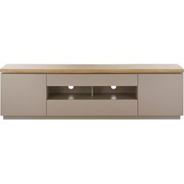 Lowboard MCA furniture "PALAMOS Lowboard" Sideboards Gr. B/H/T: 200 cm x 57 cm x 40 cm, grau (warmgrau) Lowboards