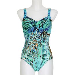 Sunflair® Badeanzug, tiefer Rückenausschnitt, für Damen, grün, 50D