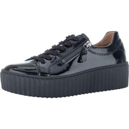 Gabor® Sneaker, Plateau, Leder, für Damen, schwarz, 40