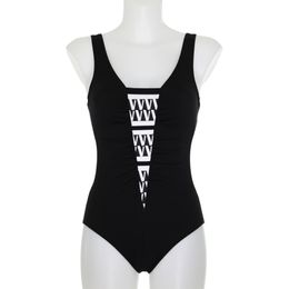 Sunflair® Badeanzug, Petticoatstütze, für Damen, schwarz, 46G