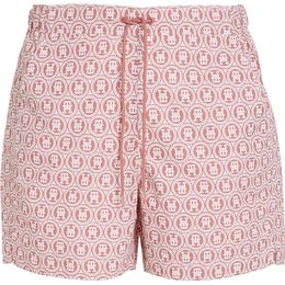 Tommy Hilfiger Badeshorts, Logo-Print, für Herren, rosa, M