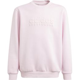 Adidas Sportswear Sweatshirt, 3D-Logo, uni, für Kinder, rosa, 152