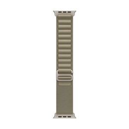 Apple Alpine Loop Armband 44 mm, 45 mm, 49 mm M Oliv Watch Series 4, Watch Series 5, Watch Series 6, Watch Series 7, Watch Series 8, Watch Series 9, Watch SE,