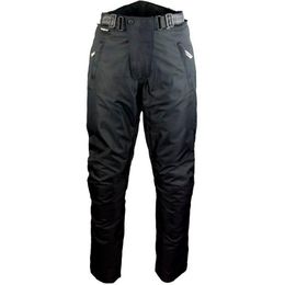 Roleff Motorradhose Racewear RO 451 wind- und wasserdicht, atmungsaktiv, 2 Taschen, schwarz