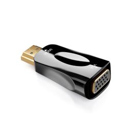 deleyCON deleyCON HDMI zu VGA Adapter HDMI-Stecker zu VGA-Buchse für TV Beamer HDMI-Kabel