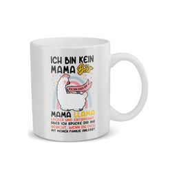 22Feels Tasse Mama Geschenk Muttertag Mutter Geburtstag Lllama Bär Kaffeetasse
