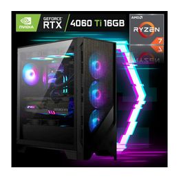 Meinpc Element 7800X3D RTX 4060 Ti Gaming-PC (AMD Ryzen 7 7800X3D